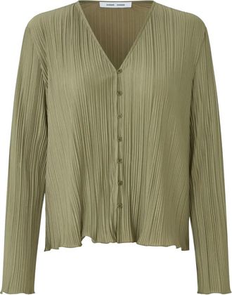 Sams&oslash;e & Sams&oslash;e Femme, Blouses et Chemises, Vert, Taille: 40 FR Blouses