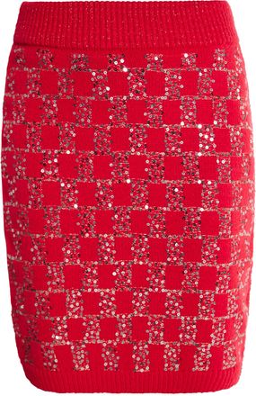 Faina Strick-Minirock Damen verrotten