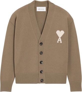 Ami Femme, Pulls, Beige, Taille: 42 FR Quota Cardigan