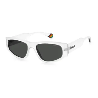 Polaroid unisex, Accessoires, Blanc, Taille: 55 MM Lunettes de soleil élégantes