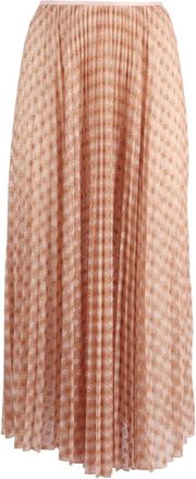 Forte_Forte Femme, Jupes, Rose, Taille: 40 FR Diamond Jersey Pleated Skirt