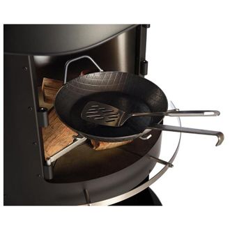 Buschbeck Zubeh&ouml;r Edelstahlkamin Sydney - Gusspfanne mit Halterung