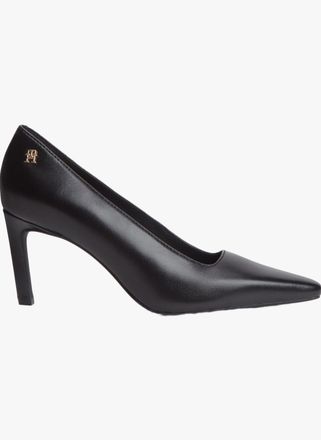 Tommy Hilfiger Escarpins &agrave; logo dor&eacute; en cuir