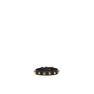 Valentino Garavani Rockstud Bracelet - - Accessories - Herren - Schwarzk - ONE SIZE
