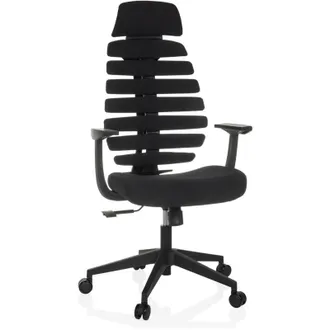 hjh OFFICE B&uuml;rostuhl / Drehstuhl ERGO LINE ECO Stoff schwarz hjh OFFICE