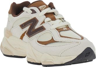 New Balance Leather and Tech Fabric Sneaker - Beige