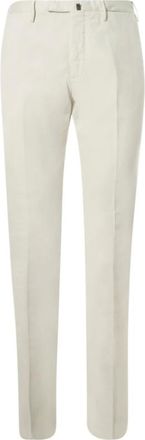 Incotex Homme, Pantalons, Blanc, Taille: M Pantalon Slim-fit