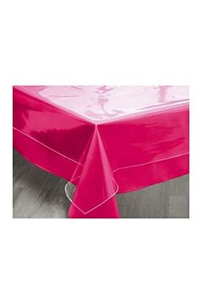 Soleil d'Ocre Cristal Nappe Rectangle Transparente, PVC, 100 microns, 160x250 cm