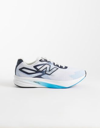 New Balance Flite-R - Baskets de course - Blanc et bleu