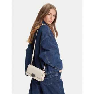 Tommy Jeans Handtasche Tommy Jeans Tjw Crush Crossover AW0AW17529 &Eacute;cru