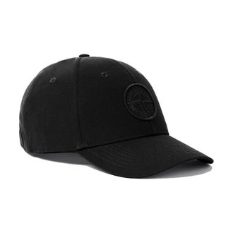 Stone Island Homme, Accessoires, Noir, Taille: ONE Size Casquette Six Pans