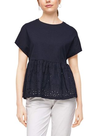 s.Oliver Damen 120.10.103.12.130.2061668 T-Shirt, Navy, 34