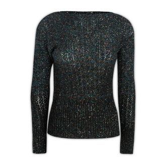 Maison Margiela Paillettenbesetzter Strickpullover - - Knitwear - Damen - Mehrfarbig - S