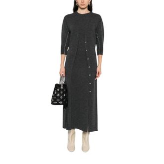 Paco Rabanne Knitted Robes - Femme - Robes - Gris - Taille: 42 FR