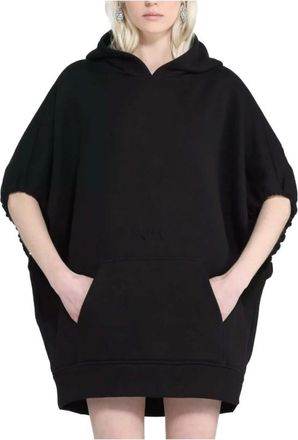 N&deg;21 Femme, Sweatshirts et sweats &agrave; capuche, Noir, Taille: 38 FR SweaT-shirt