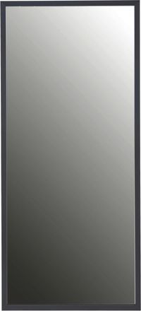 CARRYHOME Wandspiegel, Schwarz, Glas, rechteckig, 50x110x1.93 cm, Spiegel, Wandspiegel