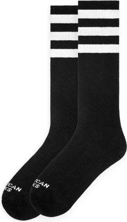 American Socks Kniestr&uuml;mpfe Back in Black - Knee High