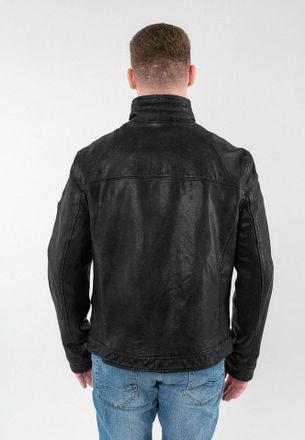 Mauritius Lederjacke MMJorric mit aufgesetzten Brusttaschen