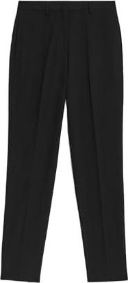 Marks and Spencer Pantalon Extensible Coupe Slim Longueur Cheville Noir Femmes UK 20 (EU 48)
