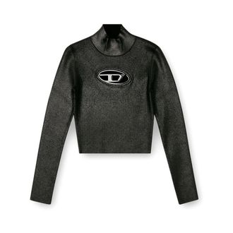 Diesel Rollkragenpullover - - Knitwear - Damen - Schwarzk - M