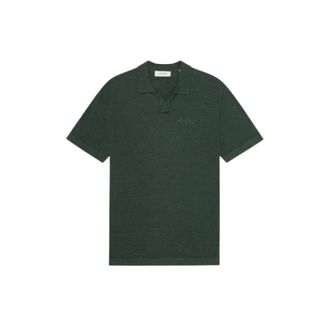 Les Deux Signature Strick-Polohemd - - Tops - Herren - Gr&uuml;n - XL