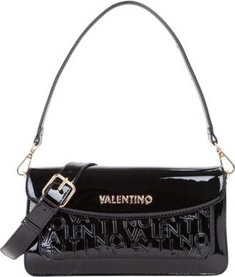 Valentino Geranium Shoulder Bag Nero
