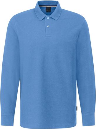 Bugatti Herren Sweatshirt Langarmpolo Baumwolle