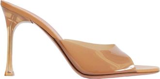Amina Muaddi Alexa Glass Slipper 95