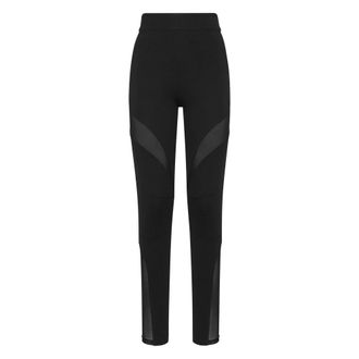 Philipp Plein Biker Leggings - - Trousers - Damen - Schwarzk - XL