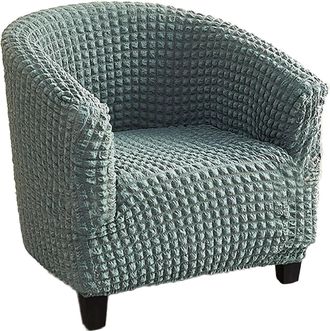 Generic Bubble Garn Stretch Club Stuhlbezug mit 360° Schutz, Sofabezug mit elastischem Boden, Sesselhülse stilvolle Couch Überzug für Wohnzimmer, Bar, Café(Gr