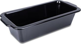 St&auml;dter we love baking Brotbackform EMAILLE Black Edition, 26x11,5cm, kratz- & schnittfeste Backform, ideal f&uuml;r Sauerteig, temperaturbest&auml;ndig bis 300&deg;C, PFAS