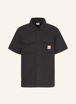 Levi's Kurzarm-Hemd Relaxed Fit schwarz