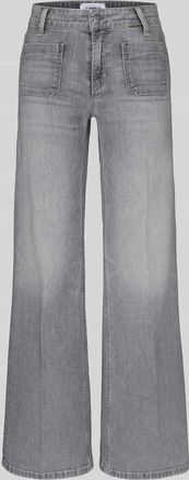 Cambio Regular Fit Schlaghose aus Baumwoll-Mix Modell AMARA