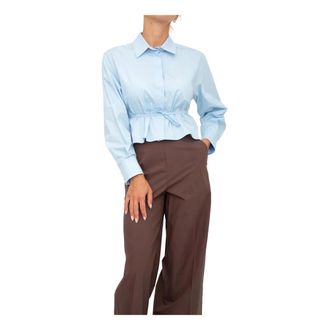 Marella Celeste Damenbluse - - Blouses & Shirts - Damen - Blau - S