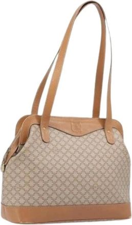 Celine Sac bandouli&egrave;re vintage doccasion - Femme - Pre-owned - Beige - Taille: ONE Size
