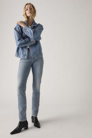 Levi's 724 High Rise Straight Jeans - Damen - Blau / Blau