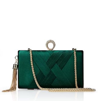 Babeyond Damen Clutch abendtasche damen Elegant Chain Bag und Abnehmbarer Kette Wedding Prom Party Handbag, Crossbody Shoulder Bag, Small Shoulder Bag