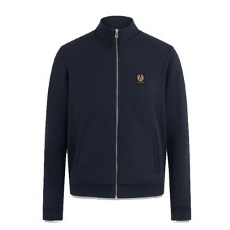 Belstaff Homme, Sweatshirts et sweats &agrave; capuche, Bleu, Taille: S Full Zip SweaT-shirt Cotton Fleece