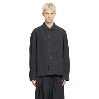 Ziggy Chen Spread Collar Chore Jacket