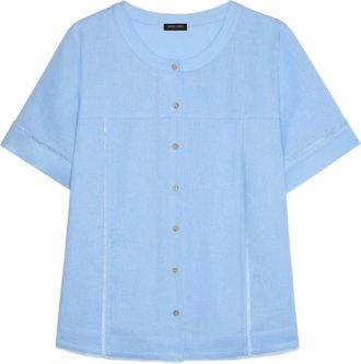 Fiorella Rubino Damen, Blusen & Hemden, Blau, 6XLGr&ouml;&szlig;e