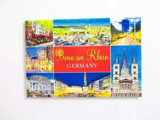 Generic Bonn Magnet Foto Souvenir Germany Rhein 7er Bild Nordrhein Westfalen