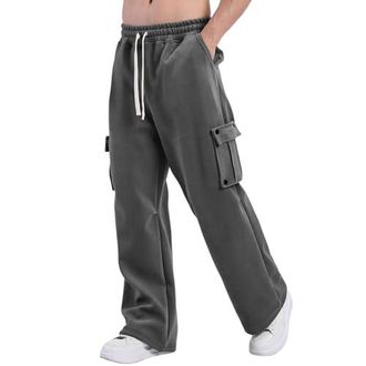 Generic Jogging Homme Pantalon Jogging Homme Pantalon Survetement Homme Confortable Classique - Pantalon Printemps Automne Homme Streetwear - &Eacute;lastique avec L