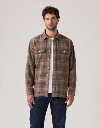 Levi's Classic - Cordhemd in Braun-Bunt