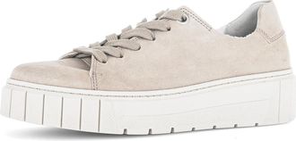Gabor Damen Low-Top Sneaker, Frauen Halbschuhe,Komfortable Mehrweite (H),Sportschuhe,Freizeitschuhe,Turnschuhe,Laufschuhe,Oak,41 EU / 7.5 UK