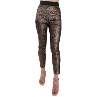 Dolce & Gabbana Femme, Pantalons, Multicolore, Taille: 32 FR Pantalon Designer Multicolore Style &Eacute;l&eacute;gant