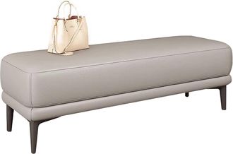 Generic Schuhbank Mit Aufbewahrungsorganisator for Eingangsbereich, Flur Oder Schlafzimmer - Platzsparendes Schuhregal Mit Gepolsterter Sitzfläche(Grey,100cm)