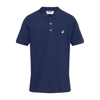 Moschino Baumwoll-Polohemd - - Tops - Herren - Blau - S