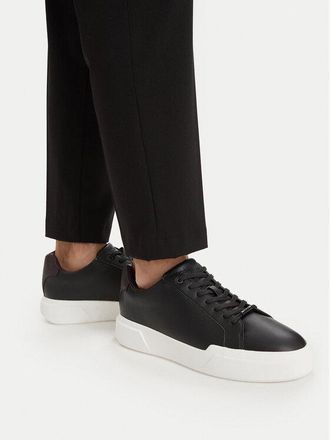 Calvin Klein Sneakers Chunky Cupsole Laceup Clean Lth HM0HM02239 Schwarz