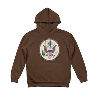 Generic Sweat &Agrave; Capuche Patriotique USA Embl&egrave;me National Amusant Embl&egrave;me National Imprim&eacute; Graphique Sweat &Agrave; Capuche avec Poches Doublure Polaire Unisexe Sweat