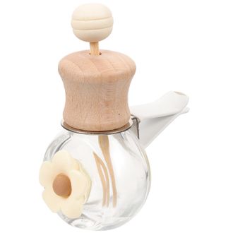 Angoily Leere Auto Parfümflasche für Lüftungsschlitze Nachfüllbarer Auto Lufterfrischer aus Transparentem Material Diffusorflasche für Ätherische Öle